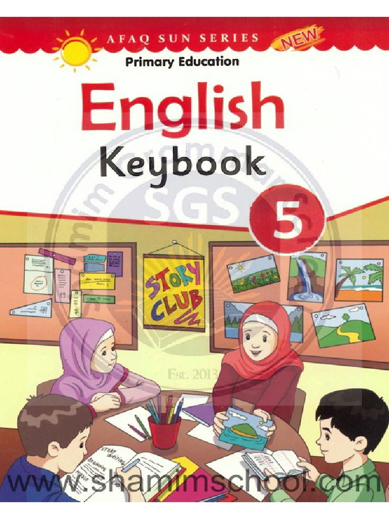 Afaq English New Sun Series Keybook 5 | PDF