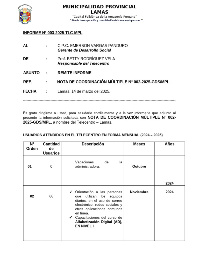 Informe 003 2025 Sra Betty Pdf Informática Ciberespacio