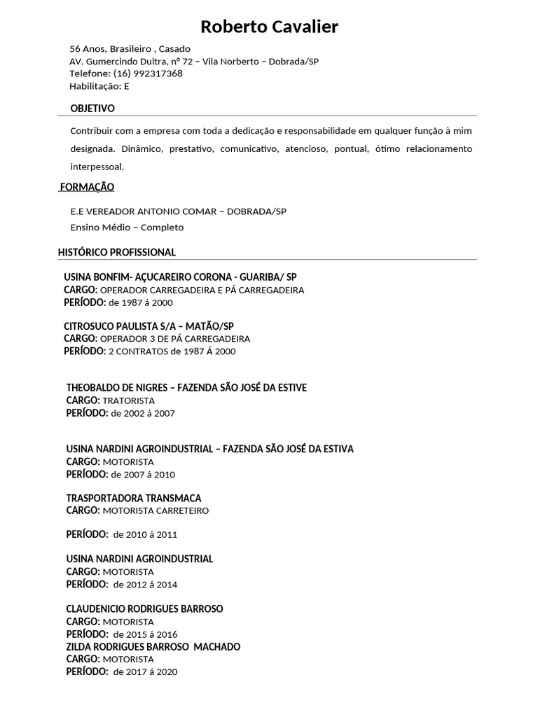 Roberto Cavalier | PDF