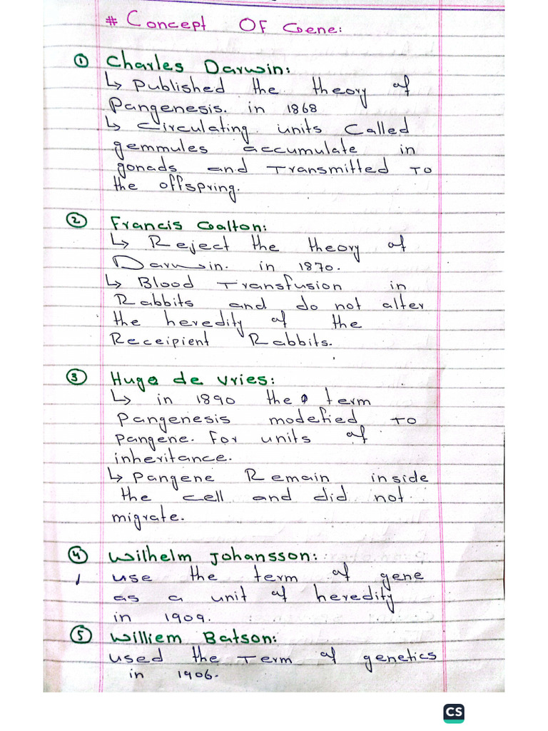 Concept of Gene | PDF