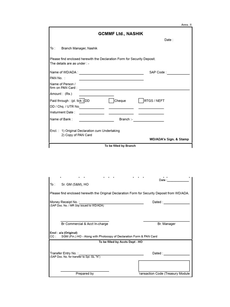 Annexure II - SD.Revised-1 | PDF