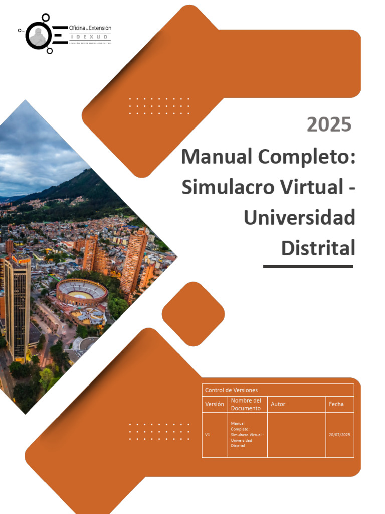 Manual Completo Simulacro Virtual - Universidad Distrital | PDF | Contraseña | Informática