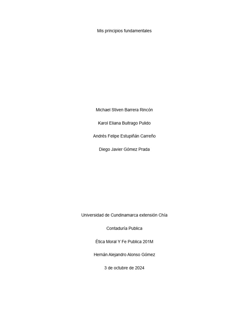 R2-A2-S5 Mis Principios Fundamentales | PDF | Estado financiero | Contador