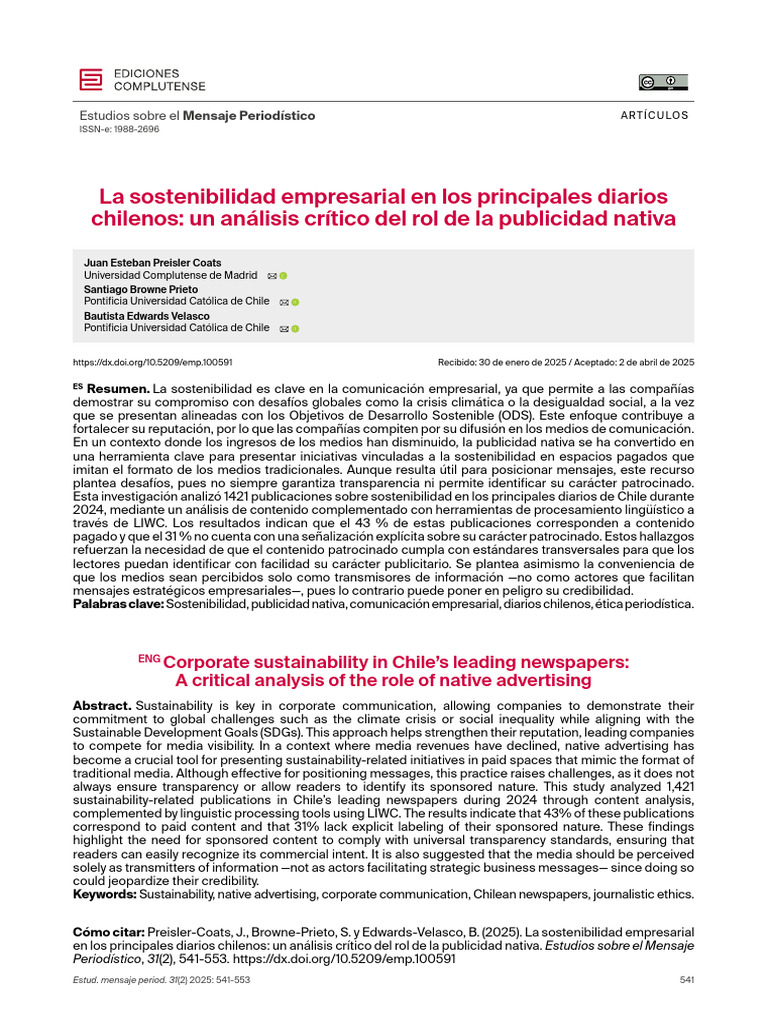 541-553 | PDF | Sustentabilidad | Publicidad