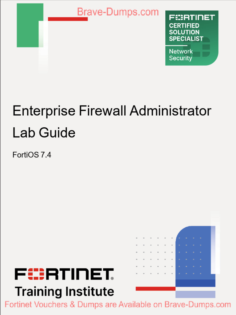 Enterprise Firewall 7.4 Lab Guide | PDF | Firewall (Computing ...