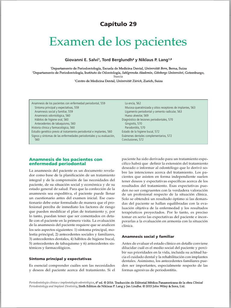 2015 Lindhe Lang Periodontología Clinica e Implantología Odontológica ...