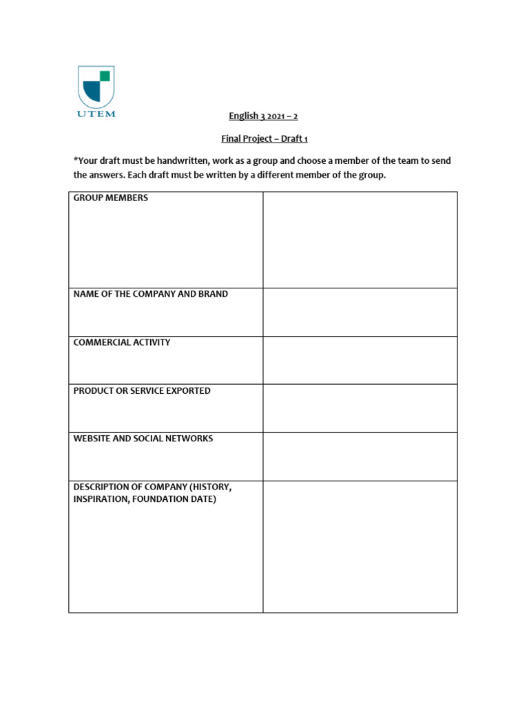Draft 1 | PDF