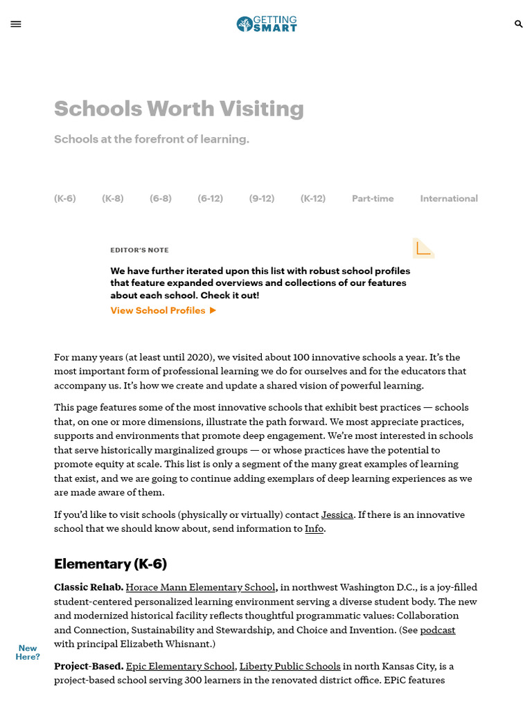 Innovative Schools Featuring Barton Dassinger | PDF | Learning | Schools
