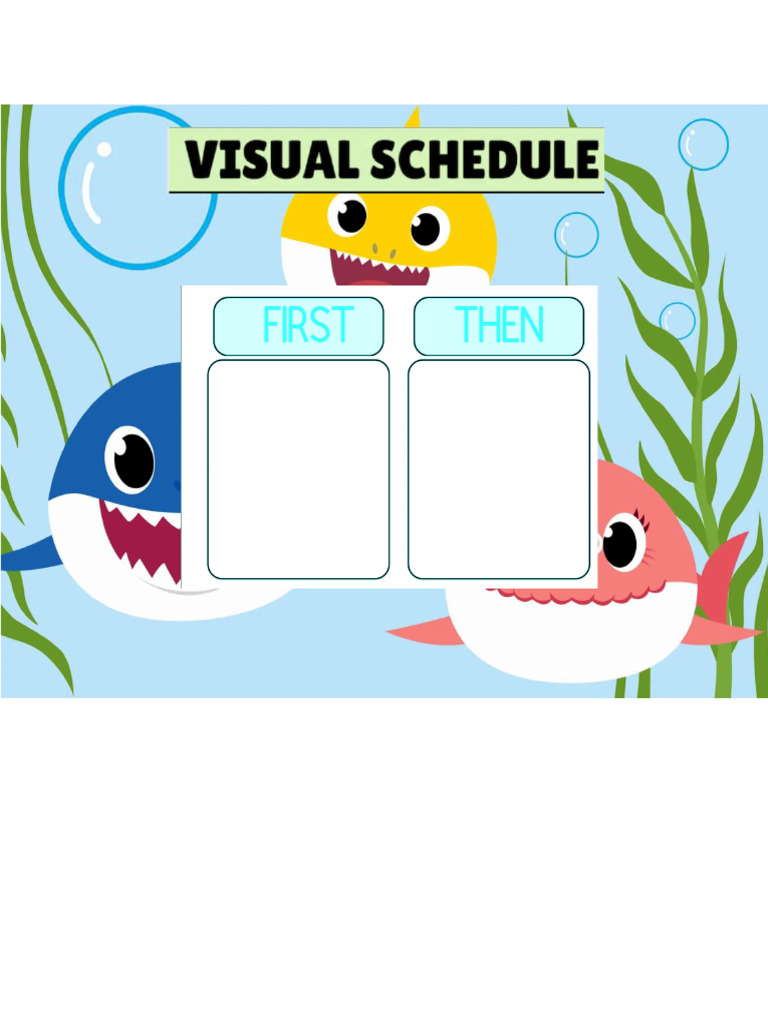 Visual Schedule/First Then | PDF