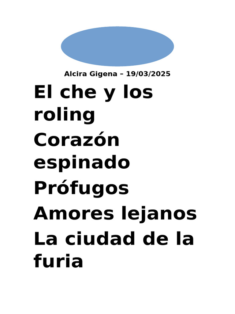 Lista Mr. John | PDF