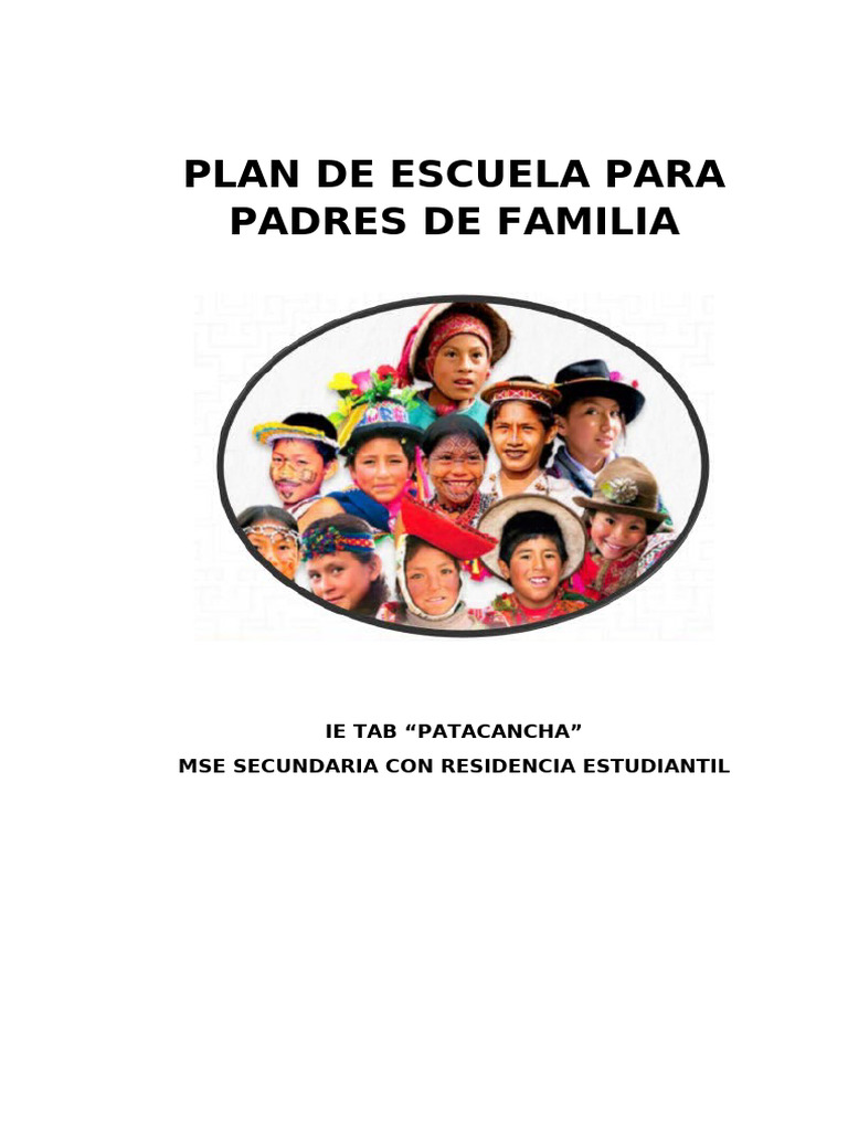 Escuela de Padres: Fortaleciendo Vínculos | PDF