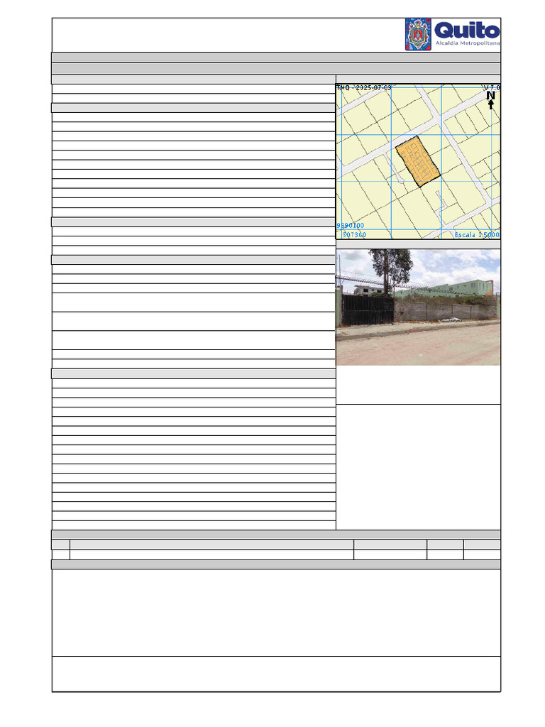 Cédula Catastral Propiedad Horizontal Quito | PDF | Propiedad