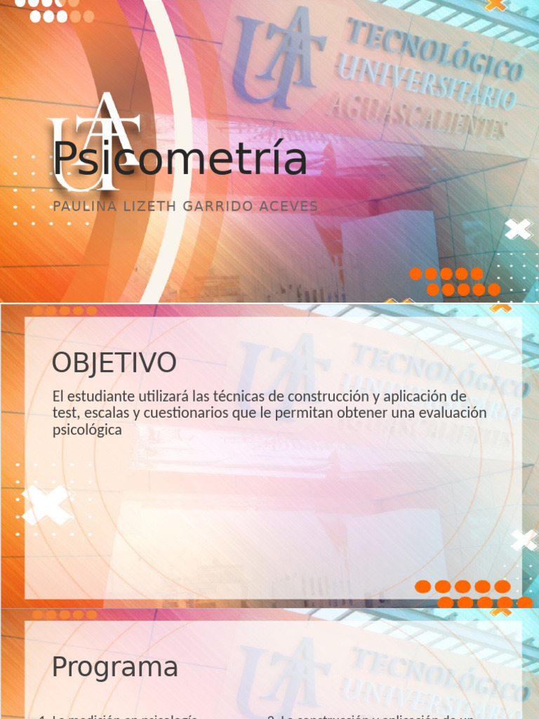 Presentación psicometría (4) | PDF