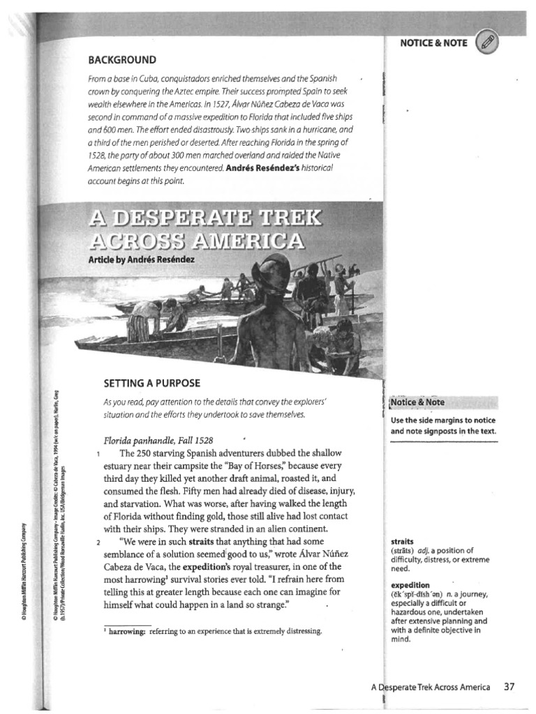 Desperate Trek Across America-1 | PDF