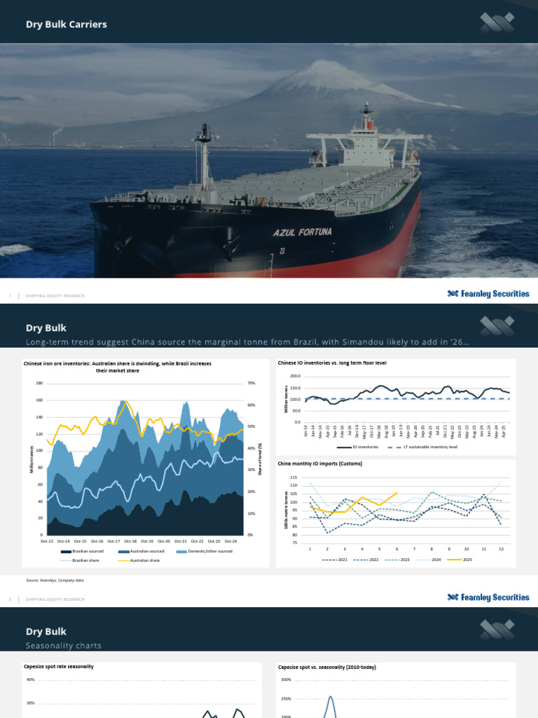 Dry Bulk Carriers Market Analysis 2023 | PDF | Shipbuilding | Naval ...