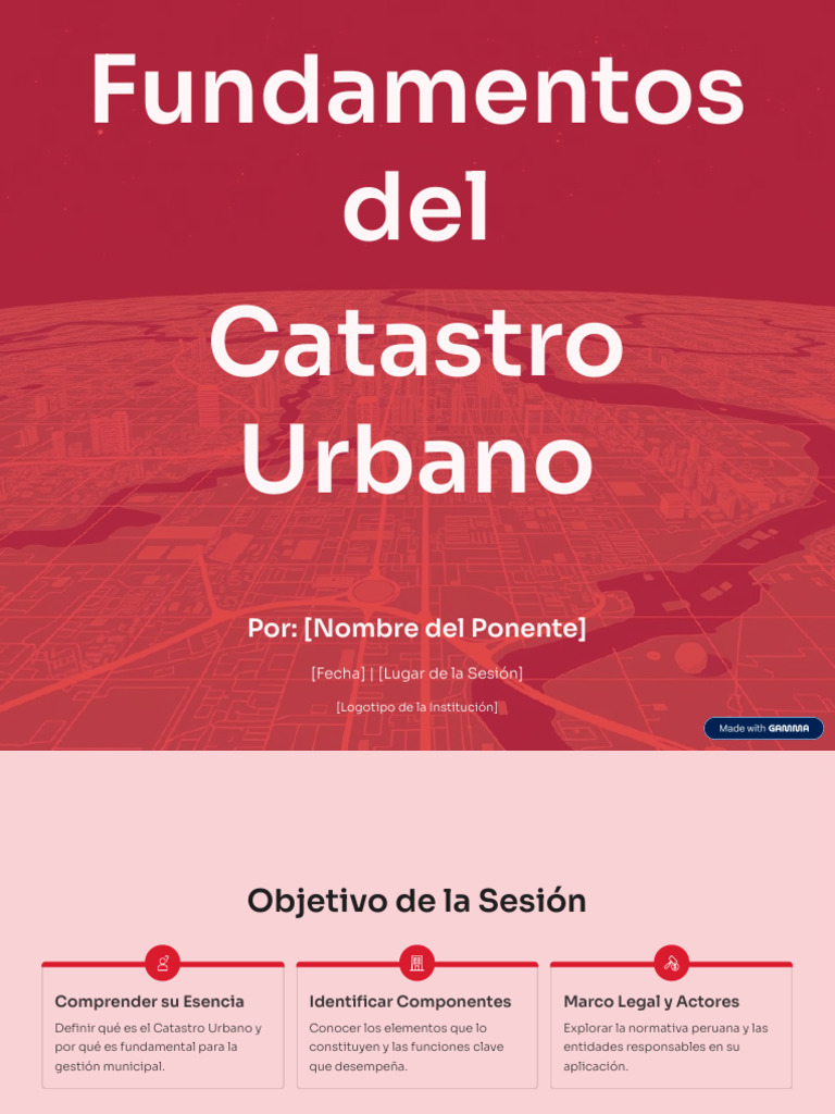 Fundamentos-Del CATASTRO | PDF