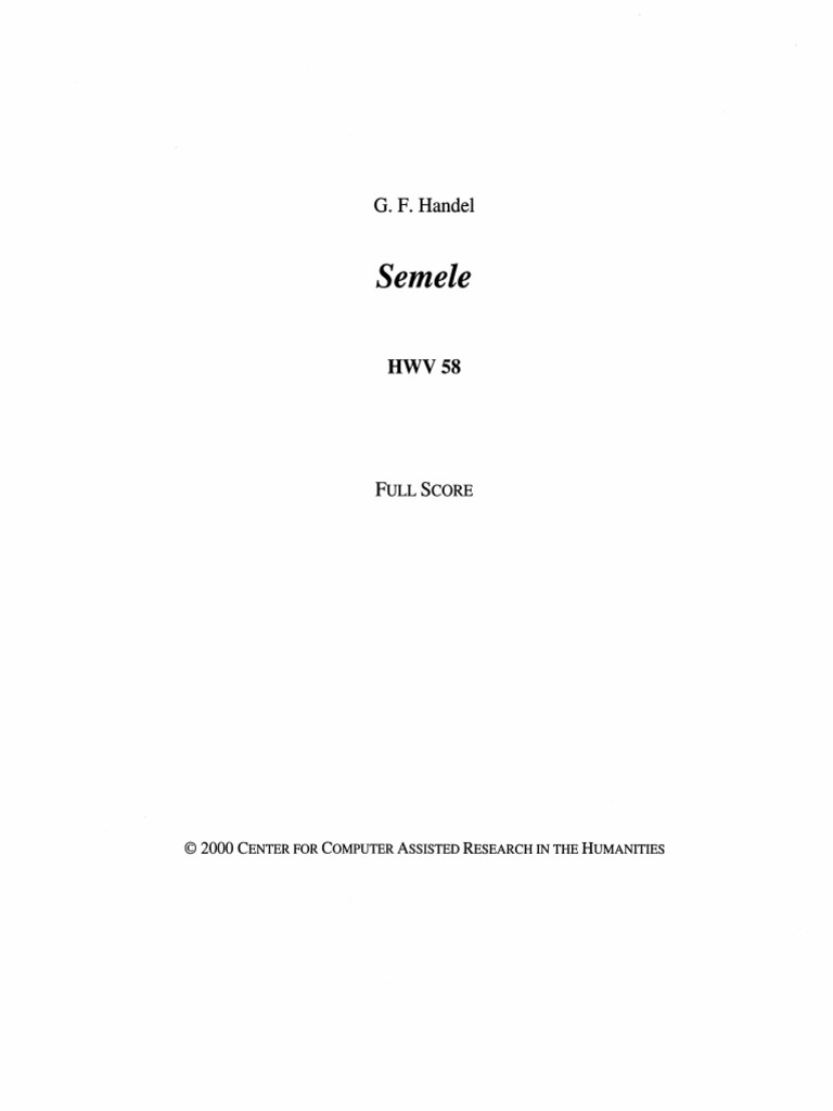 4 9 Semele Combined Score | PDF