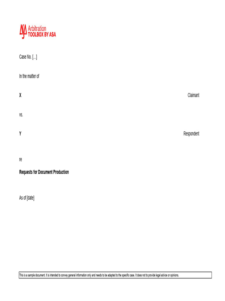 ASA Section 03 Written Phase 01 Sample Redfern Schedule | PDF | Memorandum