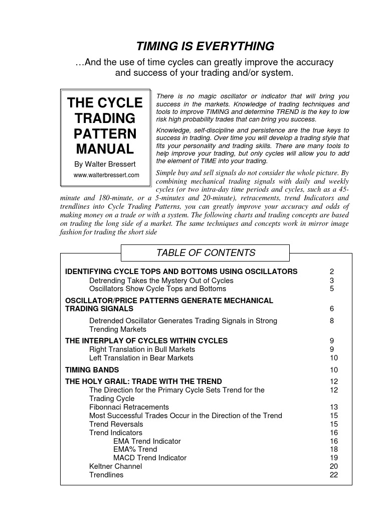 Trade The Cycles | PDF | Market Trend | Moving Average