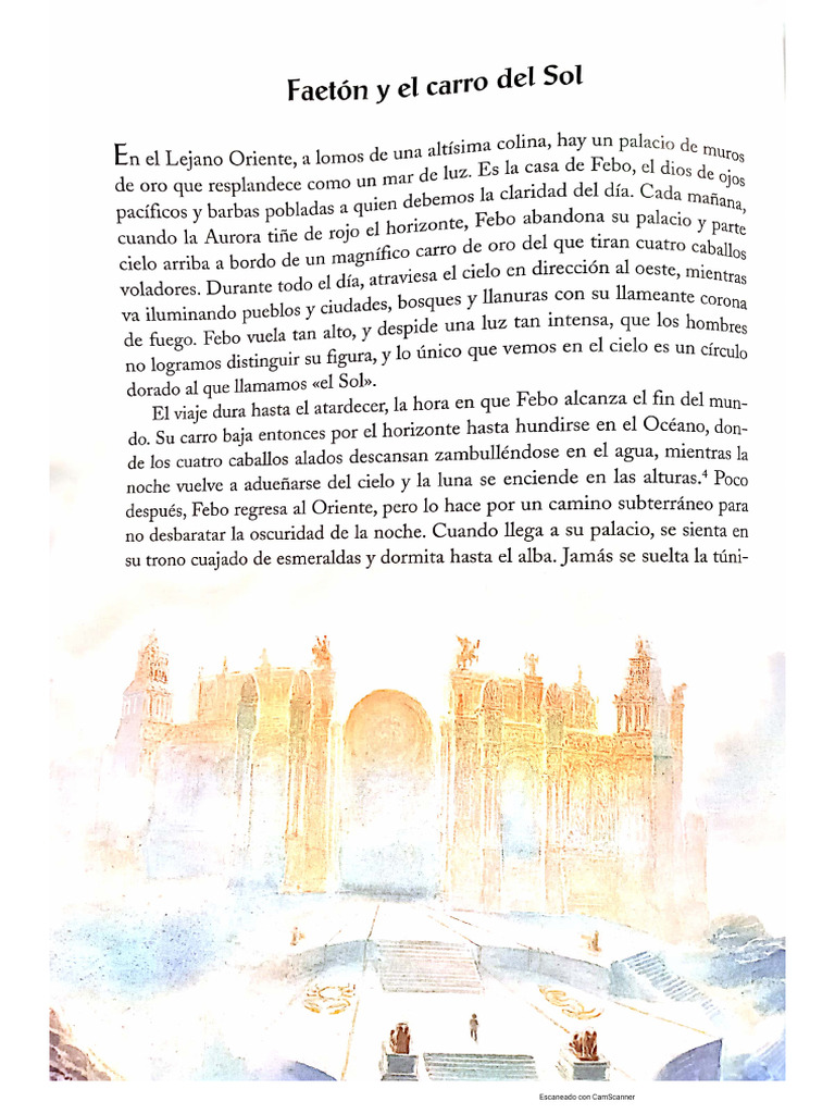 Faeton y El Carro Del Sol | PDF