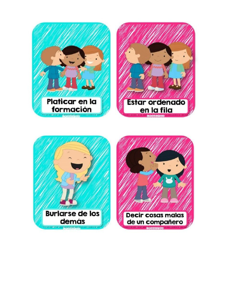 Tarjetas de Conducta | PDF