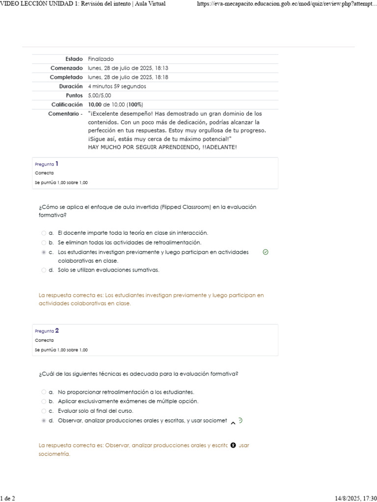 Evaluación Formativa en Aula Invertida | PDF | Comunicación humana ...