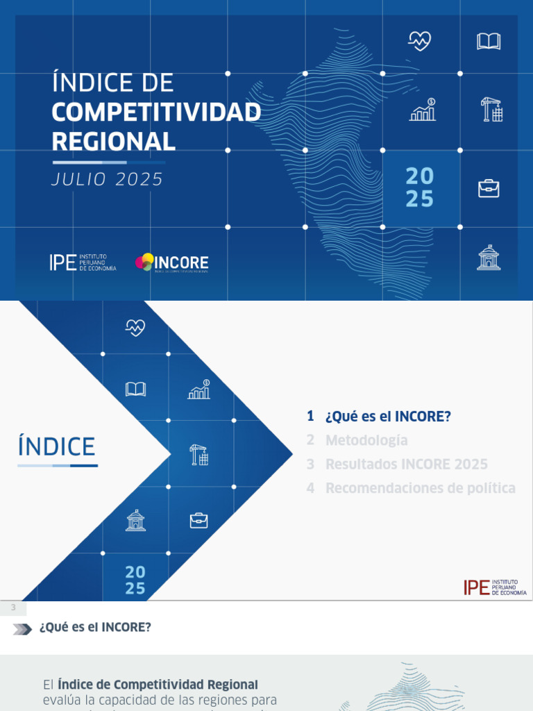 2025 07 08 Presentacion Del INCORE 2025 | PDF | Perú | Lima