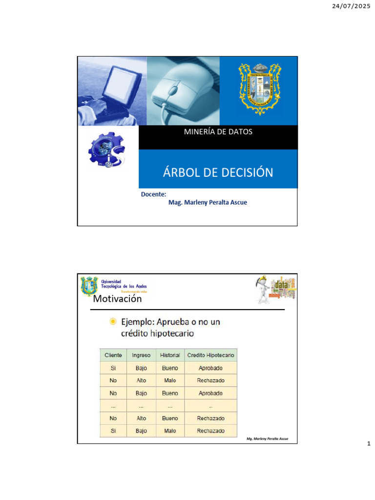 Sesión 22 Técnica Arbol de Decisión | PDF | Informática teórica ...