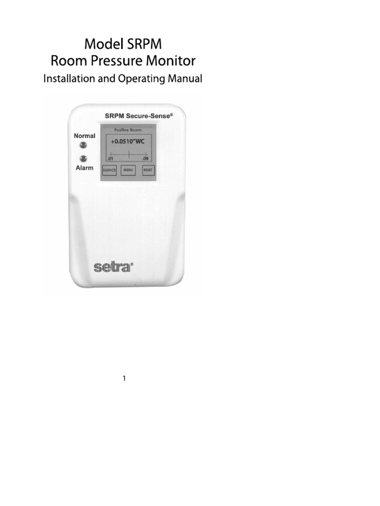 Setra SRPM Manual Overview | PDF