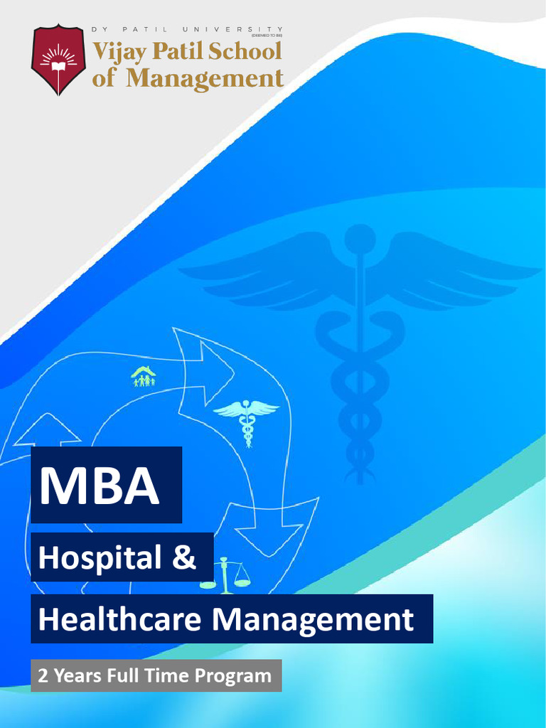 V2 MBA Hospital & Healthcare VPSM 2024 | PDF | Health Administration | Health Care