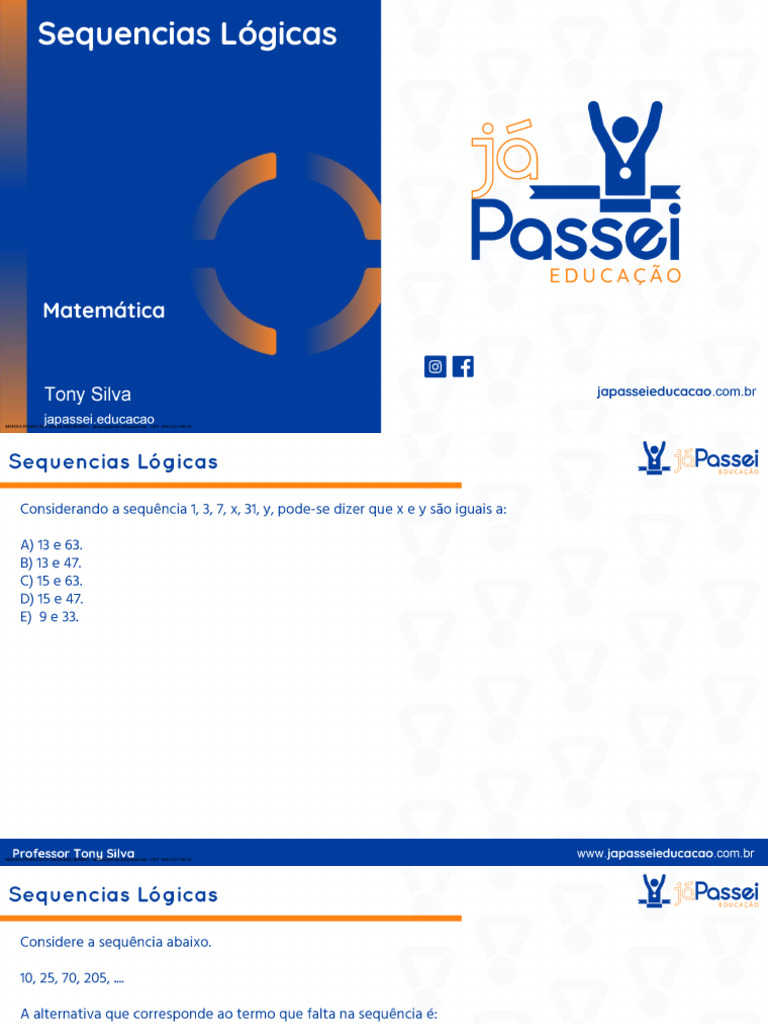 Sequencias lógicas | PDF