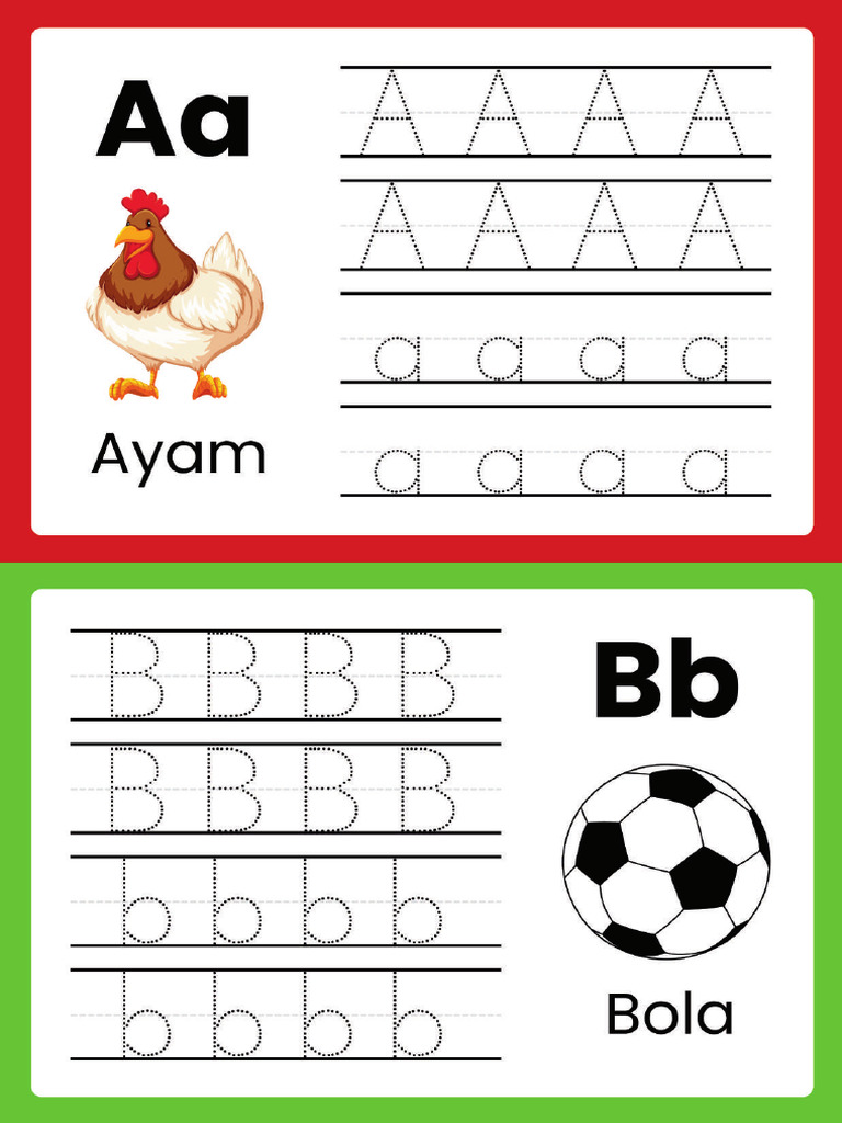 PDF Worksheet Latihan Menulis | PDF