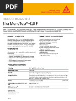 SikaQuick®-1000 Product Data Sheet | PDF | Concrete | Strength Of Materials