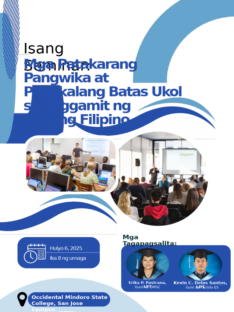 Kabanata 6 Pagsusulit 8 Isang Seminar Mga Patakarang Pangwika at ...