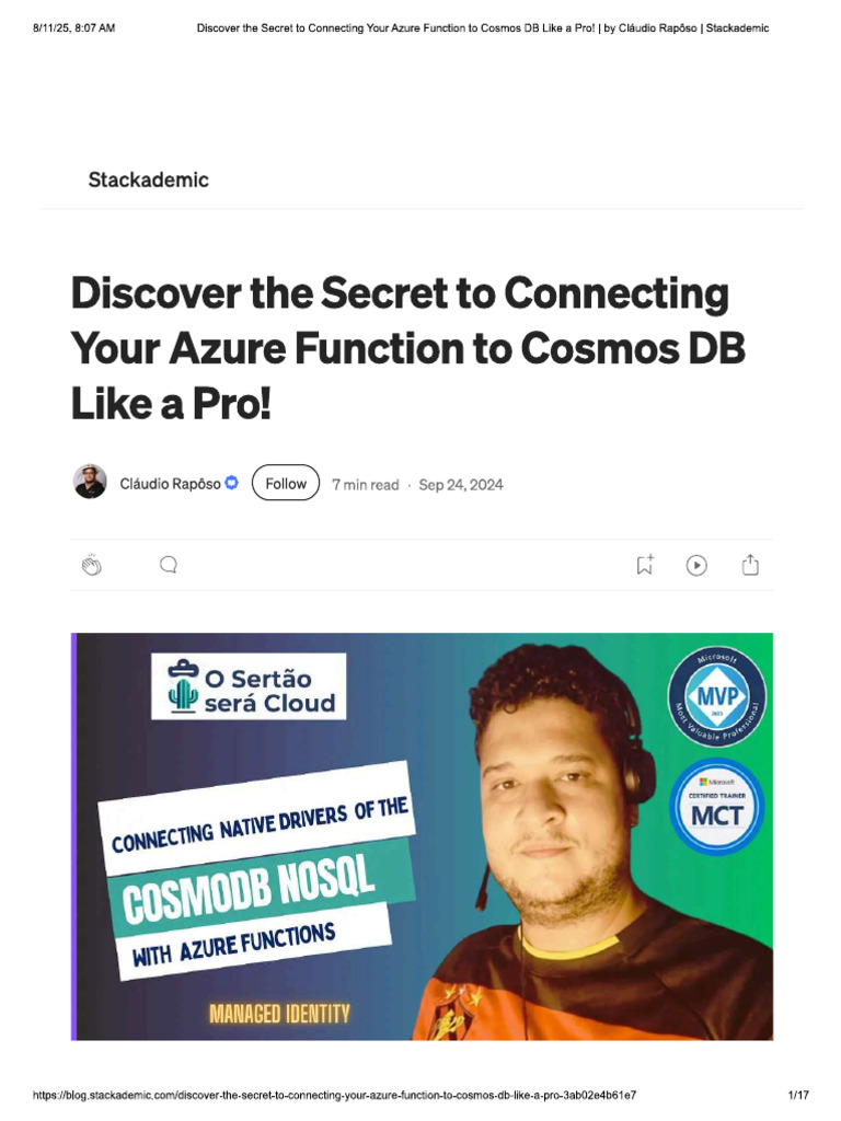 Azure Cosmoss DB | PDF