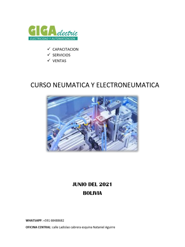 Guia Neumatica y Electroneumatica | PDF | Solenoide | Neumática