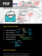 CBSE Grade 10 Formal Letter Writing Format | PDF | Madam