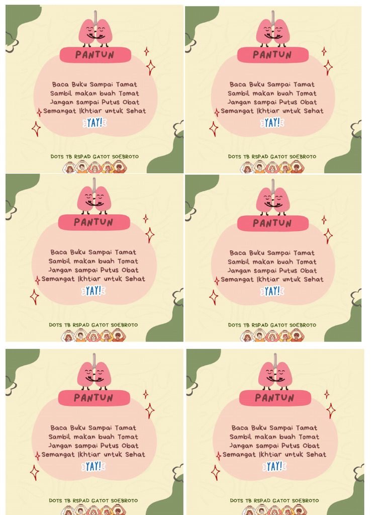 Pantun Sehat TB | PDF