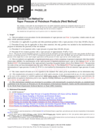 ASTM D323 Vapor Pressure Method | PDF