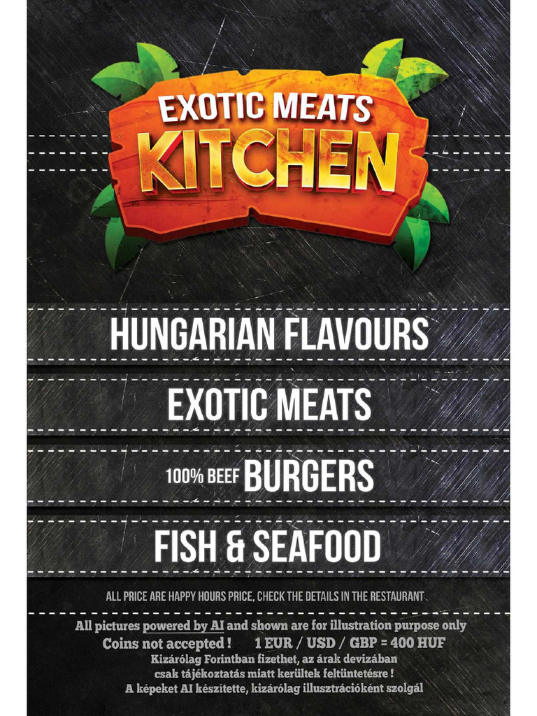 Exotic Menu 2024 02 | PDF