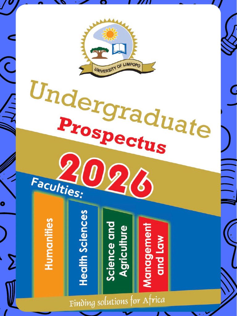 University of Limpopo 2026 Prospectus 1 | PDF