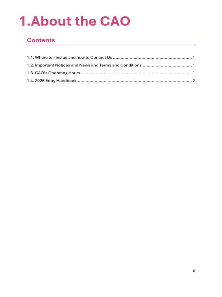 1. About the CAO | PDF | Software | Computing