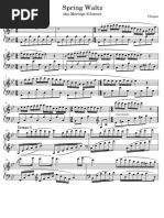 Spring Waltz - Chopin | PDF | Classical Music | Performing Arts