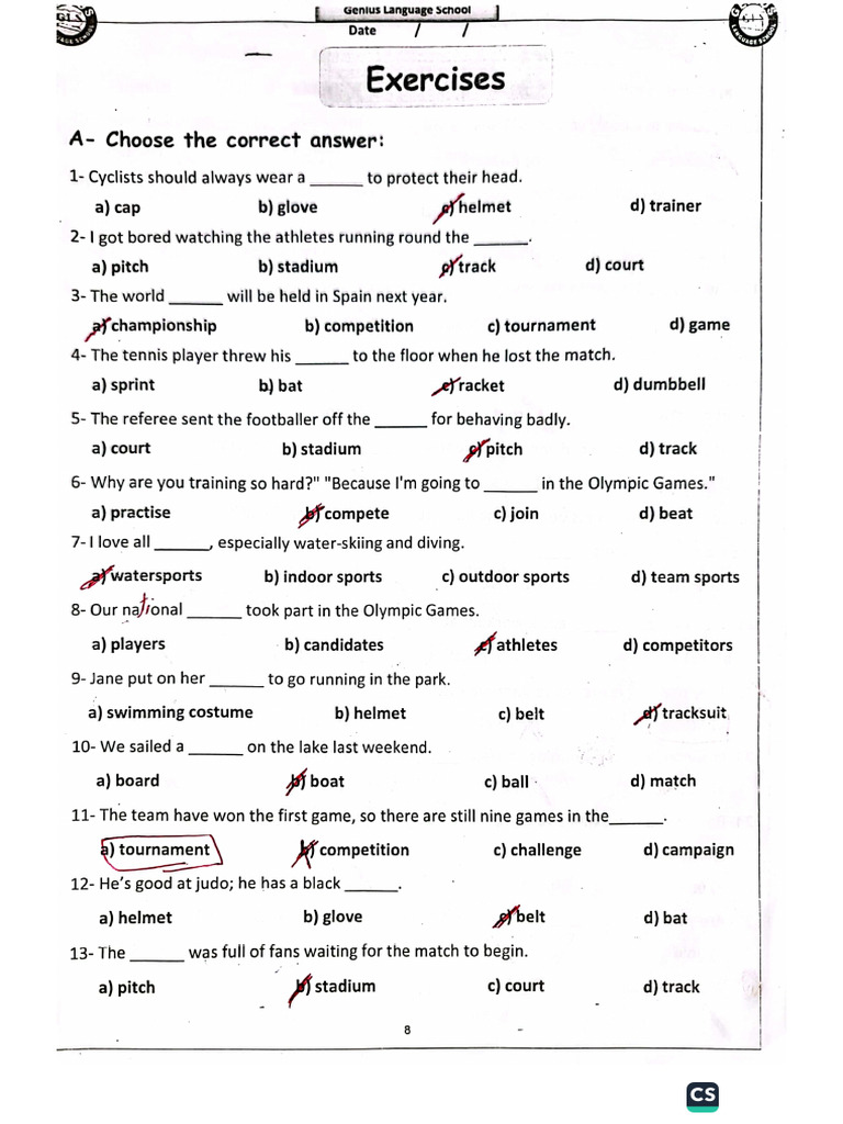 Booklet Model Answer Prep1 | PDF