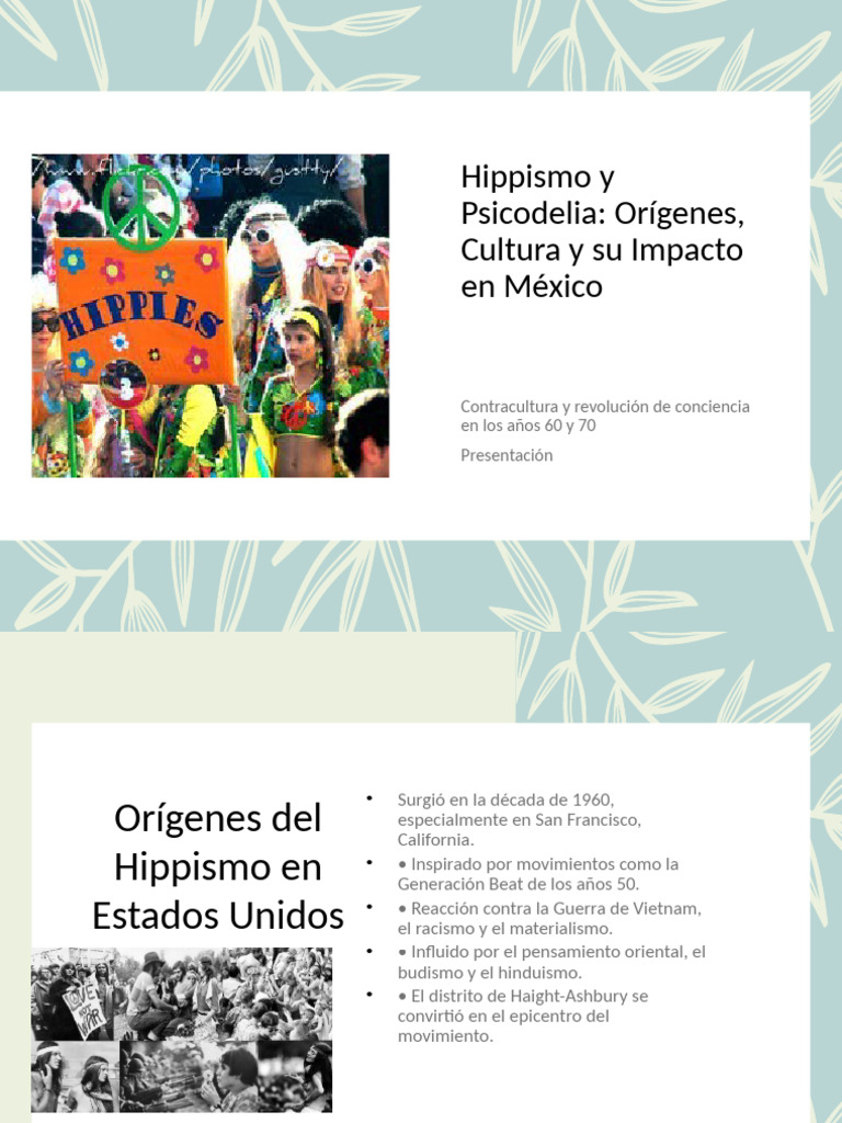 Impacto del Hippismo en México | PDF | Hippie | La música rock