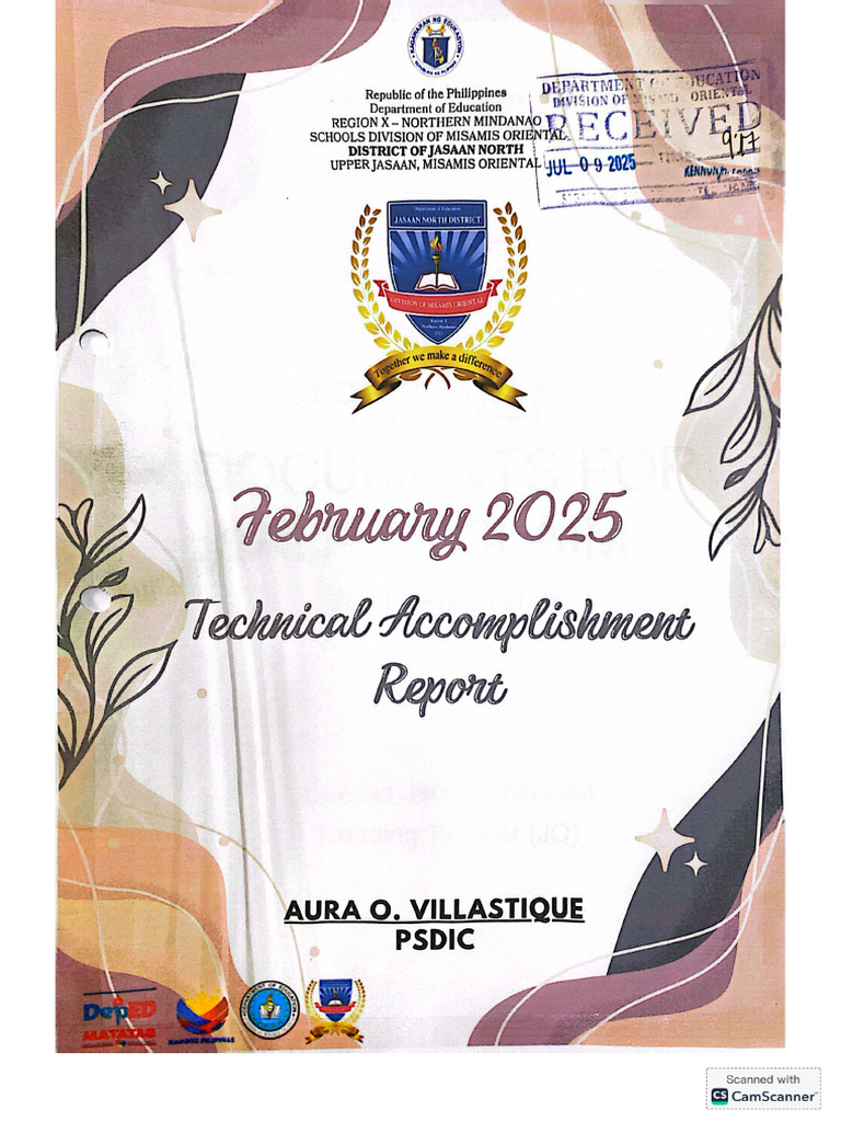 February 2025 - TA Accomplishment Report | PDF