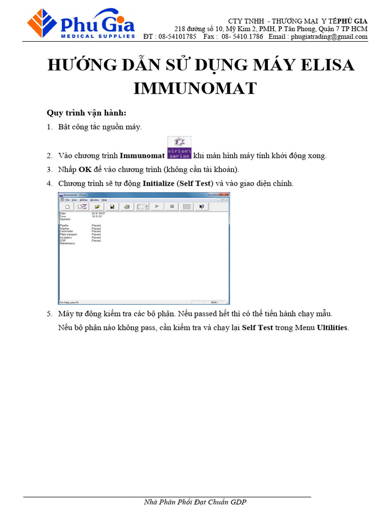 HDSD May Immunomat | PDF