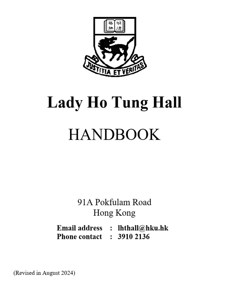 LHTH Handbook 2024-25 - Final | PDF | Mail | Registered Mail