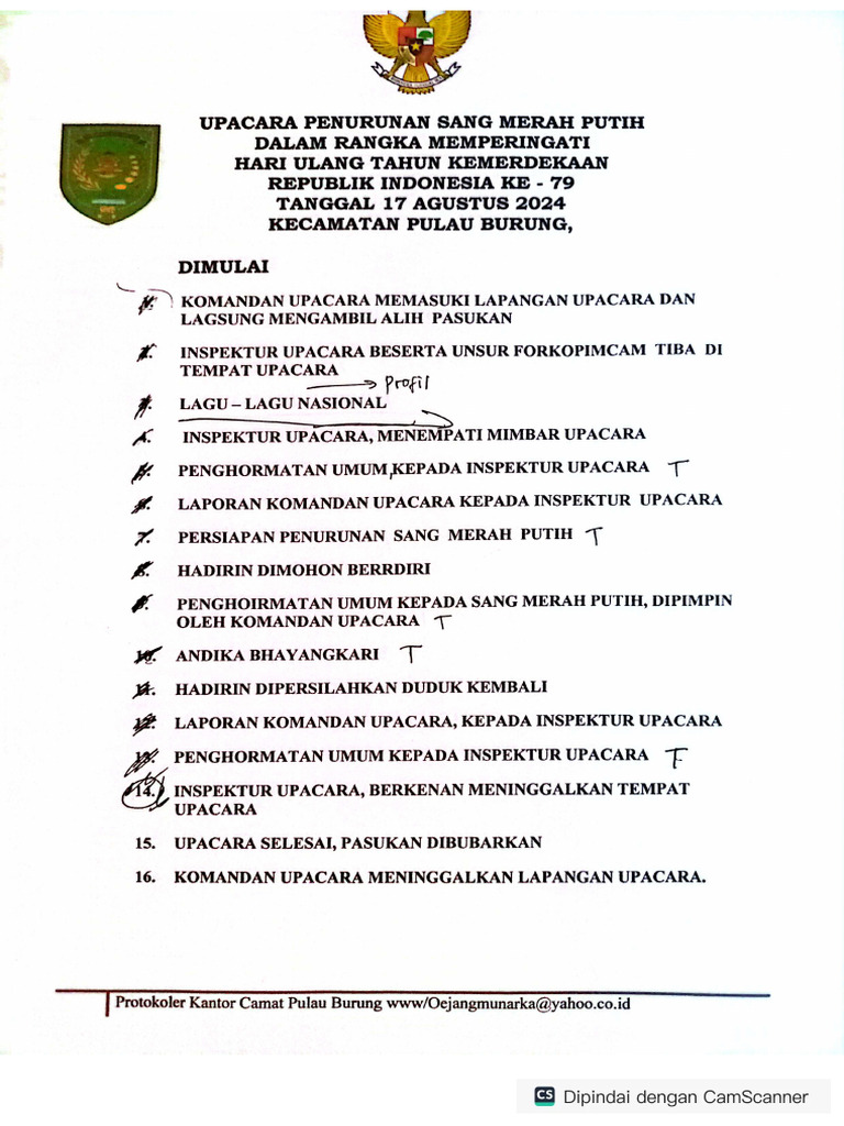 Penurunan Bendera | PDF