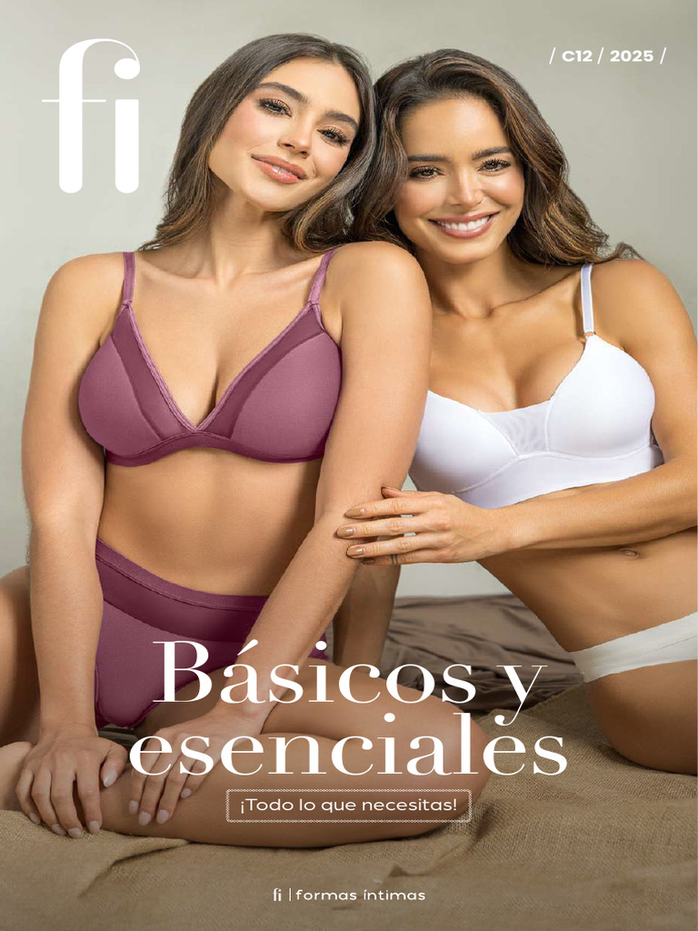 PDF Catálogo Digital Formas Intimas c12 | PDF | Ropa | Sostén